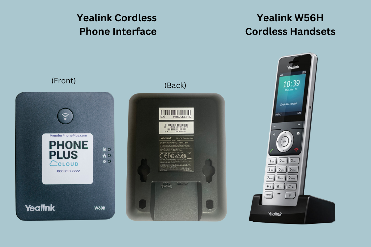 Cordless Handsets Enlarged Images - Premier PHONE PLUS
